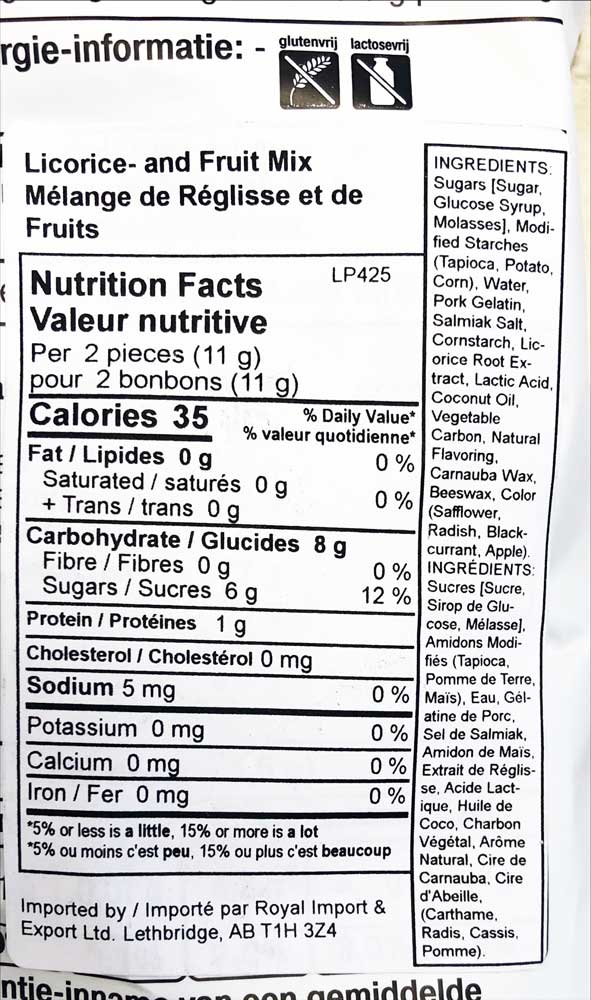 Albert Heijn Drop and Fruit Mix 400g | Dutchy's European Market