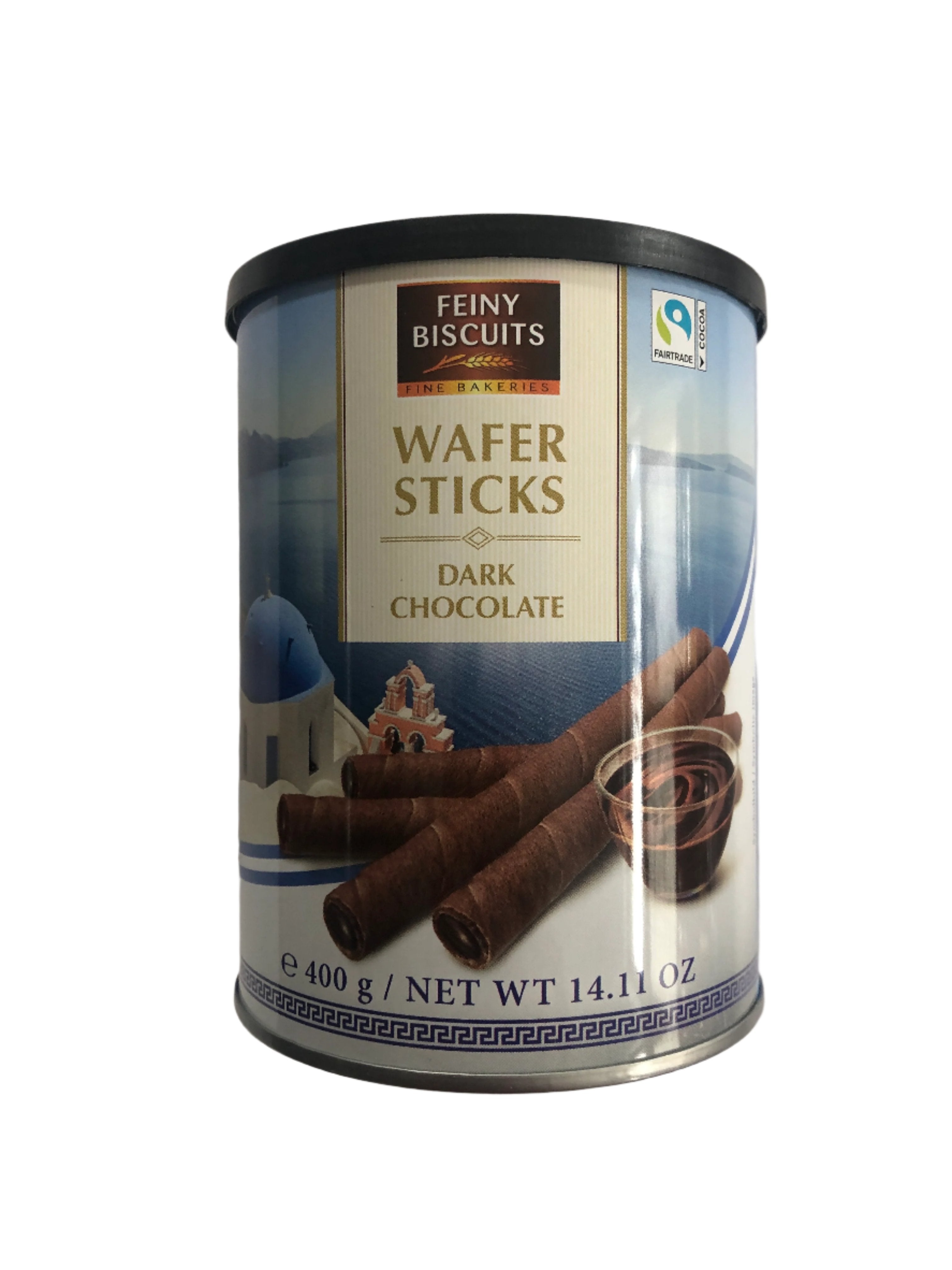 Feiny Biscuits Wafer Sticks Dark Chocolate Tin 400g | Dutchy's European ...