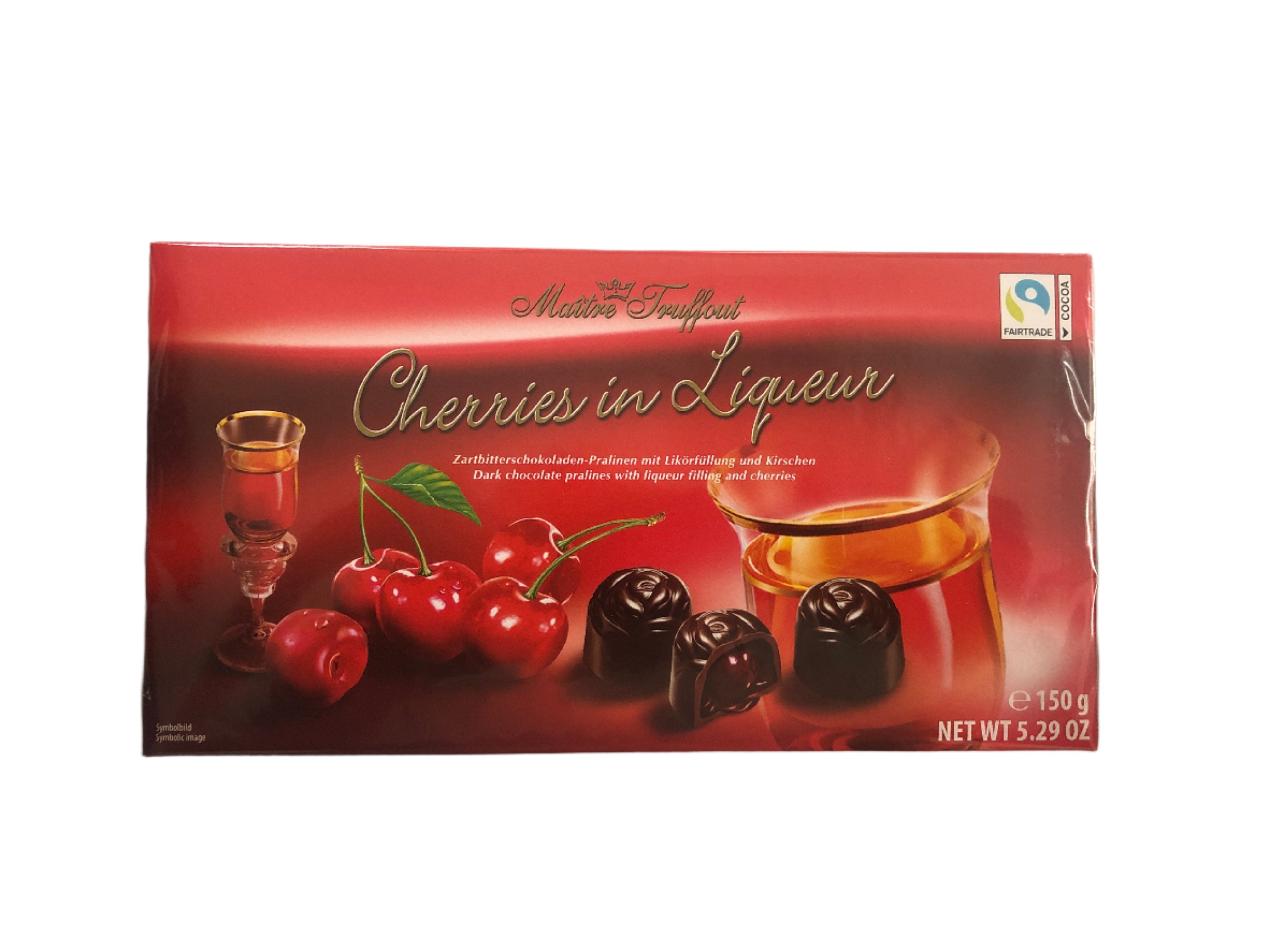 Maitre Truffout Cherries in Liqueur 150g | Dutchy's European Market