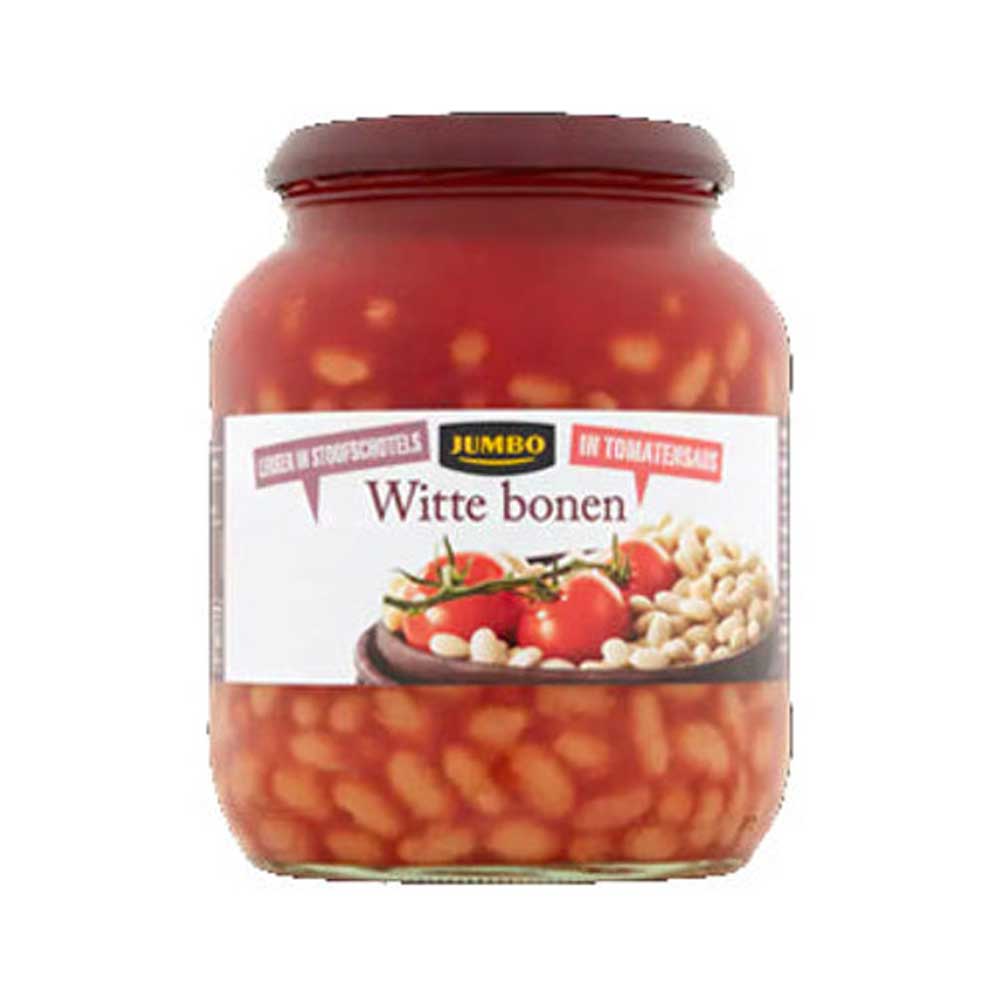 Jumbo White Beans in Tomato 370ml | Dutchy's European Market