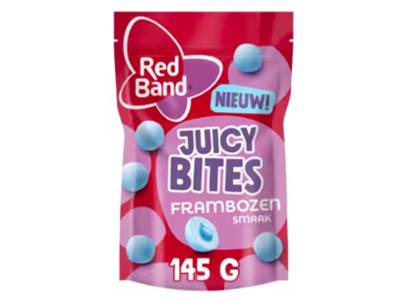 Red Band Raspberry Juicy Bites 145g | Dutchy's European Market