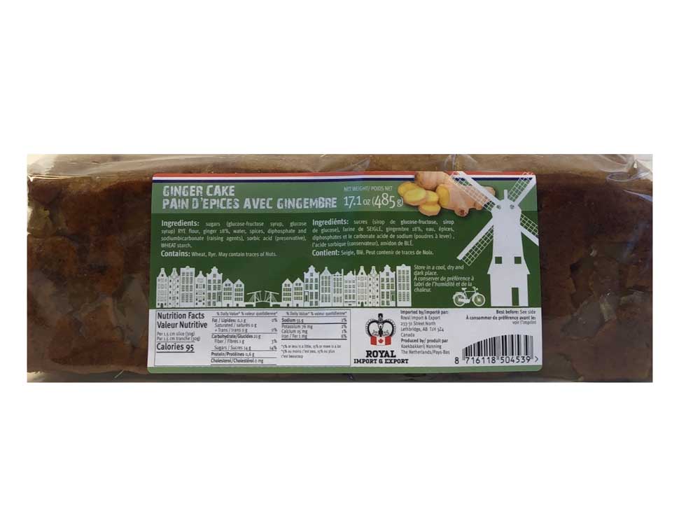 Royal Ginger (gember koek) Cake 485g | Dutchy's European Market