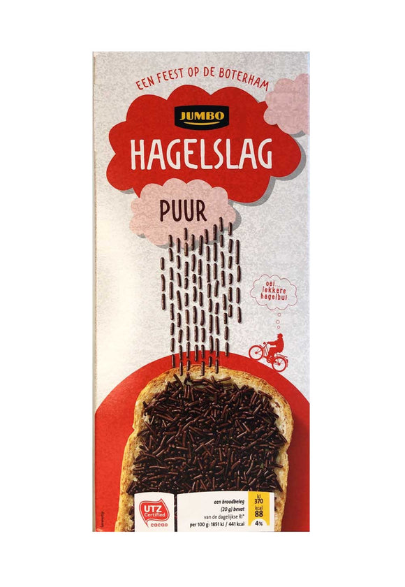 Jumbo Dark Chocolate Hail 600g | Dutchy's European Market