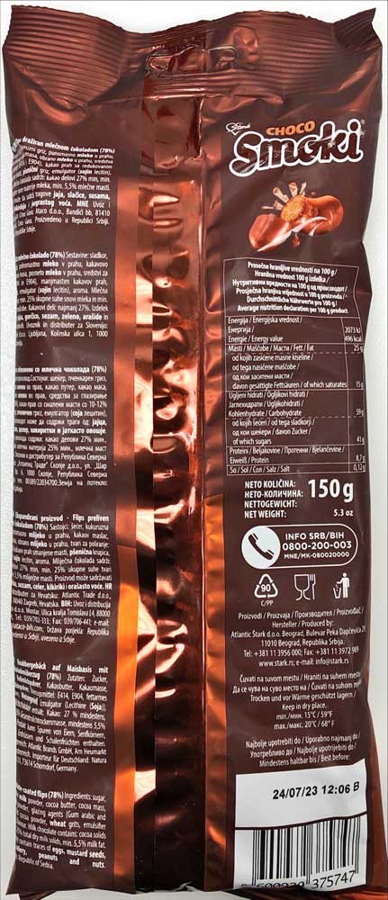 Stark Smoki Choco Peanut Snacks 150g | Dutchy's European Market