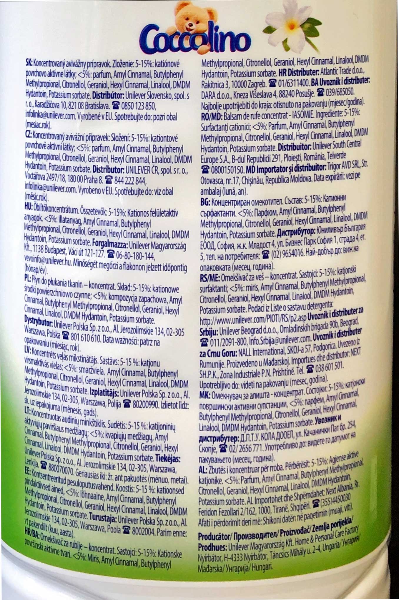 Coccolino Jasmine Fabric Softener 925ml | Dutchy's European Market