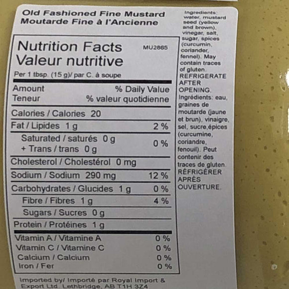Huisman Zaanse Mustard Fine 335g | Dutchy's European Market