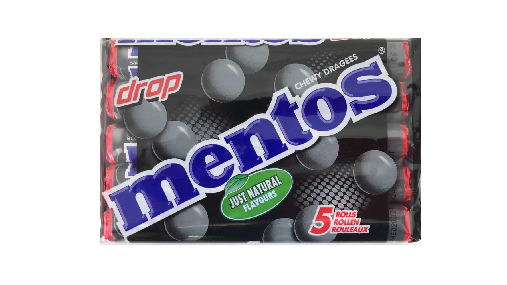 Mentos Licorice Mints 5pk (5 x 37.5g) | Dutchy's European Market
